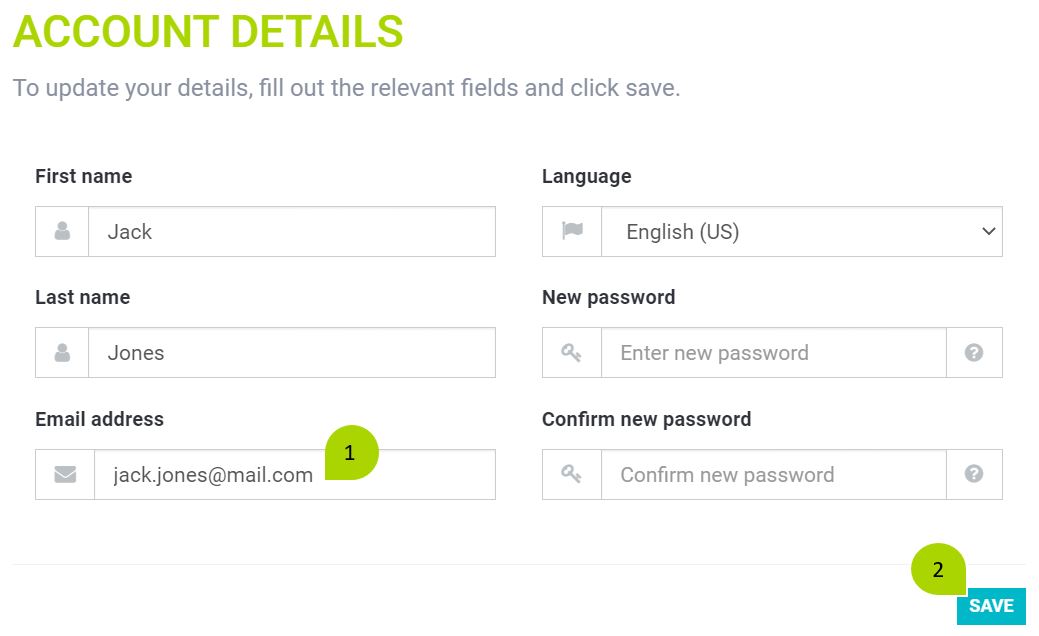 The Guide of Account Management – Support